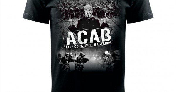 Acab Muška Majica Crna - Regular Veličina S | Majice BRE - Internet ...