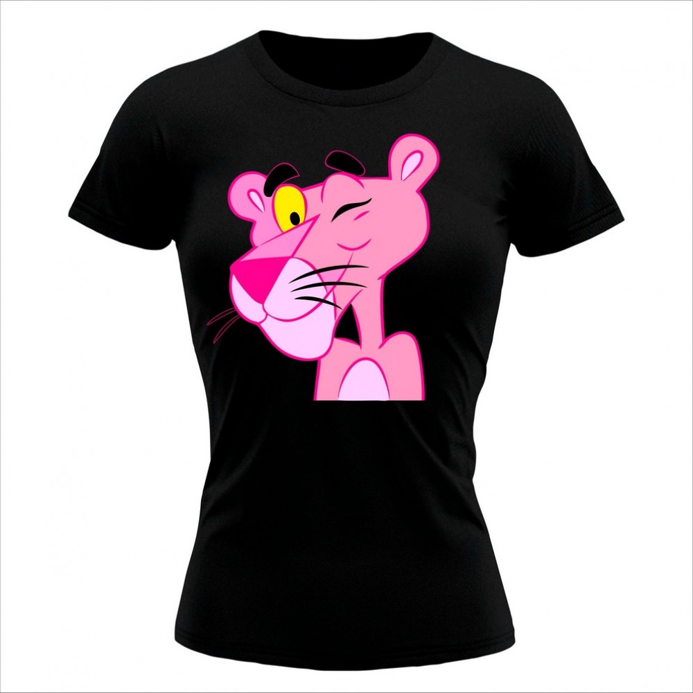 PINK PANTER 3 ženska majica crna | Majice BRE - Internet prodavnica